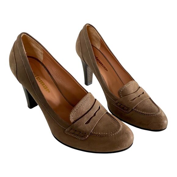 Stemar | Shoes | Stemar Made In Italy Heels Shoes Brown Leather Pumps ...